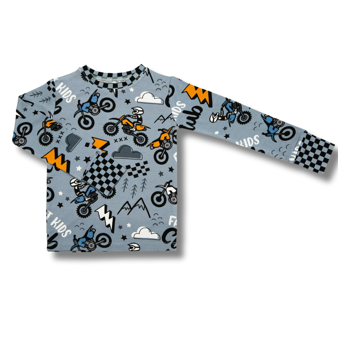 Fast Kids Club Long Sleeve Bamboo | Strictly Wild