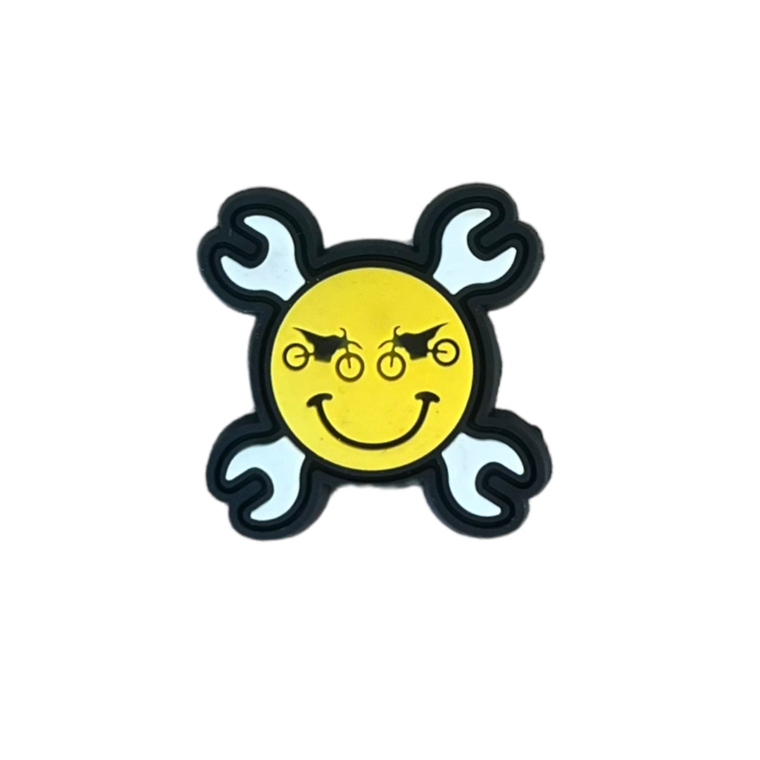 Smiley Wrench Croc Charm | Strictly Wild