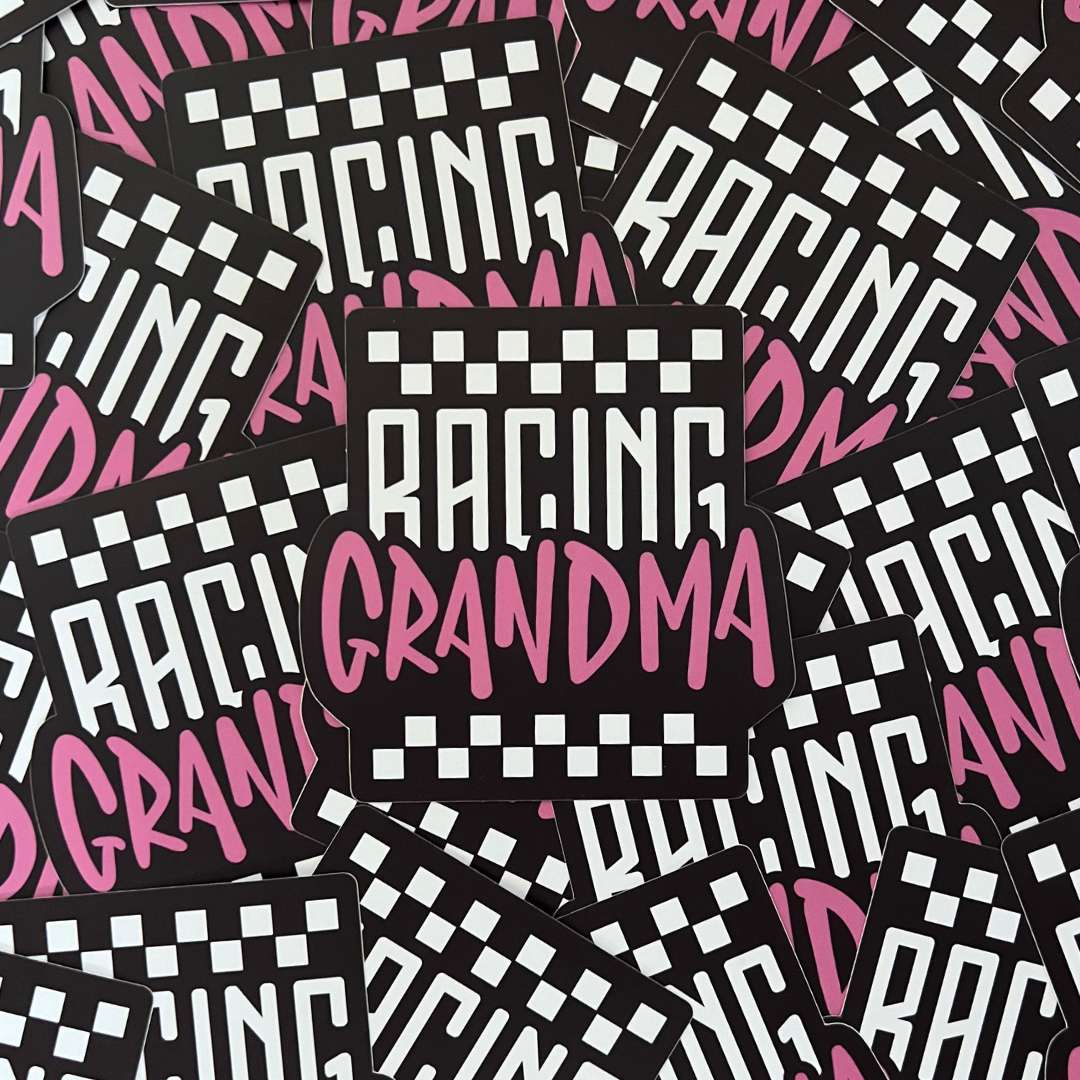 Racing Grandma Sticker | Strictly Wild